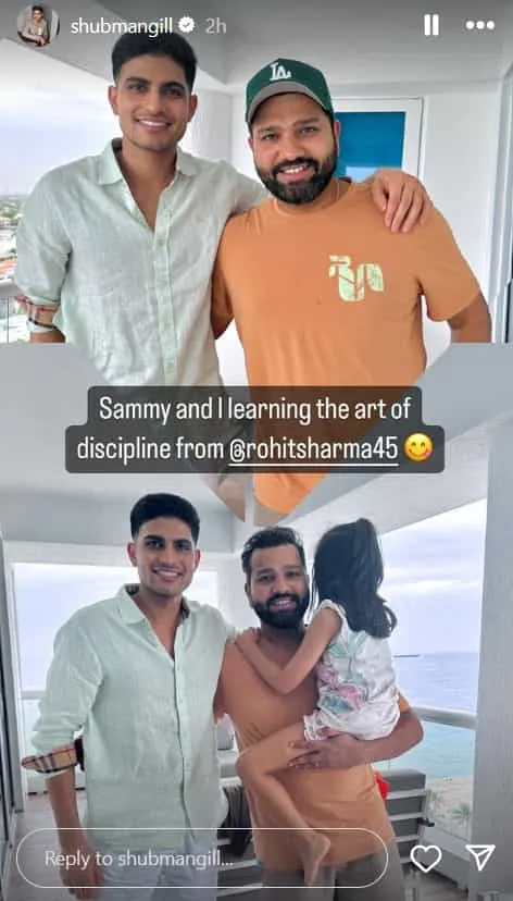 Shubman Gill poses with Rohit Sharma in cheeky response to 'disciplinary issue' rumours